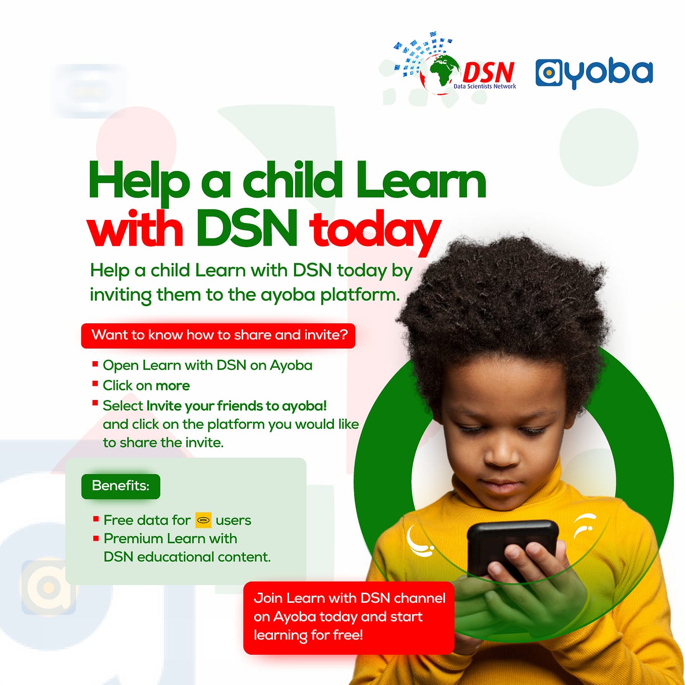 HOW TO ACCESS LEARN WITH DSN ON AYOBA - Tunde Rotimi - Medium