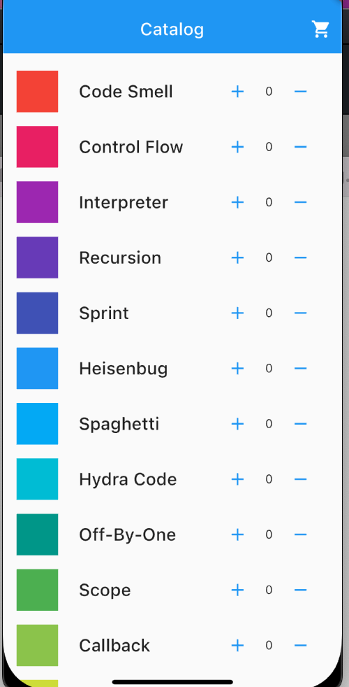 Learn Flutter Bloc by example —shopping app — Part1.5 (UI) | by ...