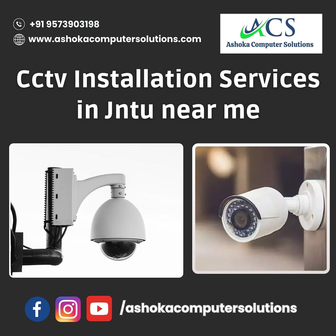 Cctv Installation Services in Kphb near me - Ashokacomputers - Medium