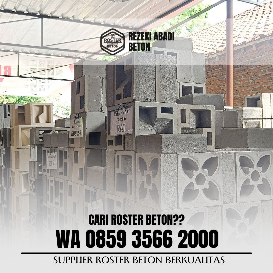 Produsen Roster Beton Minimalis di Bojonegoro, Jawa Timur ...