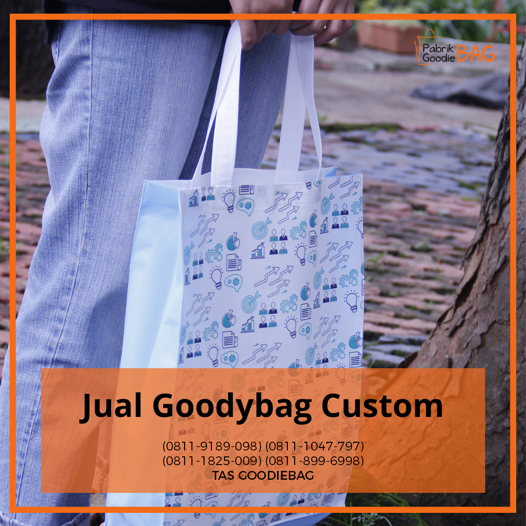 Sablon Produsen Goodiebag Kain - Pabrik Tas Goody Bag Custom - Medium