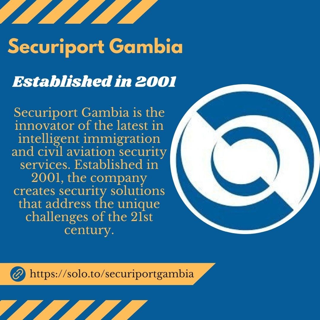Securiport Gambia — Leads The Industry in Border Security Innovation ...