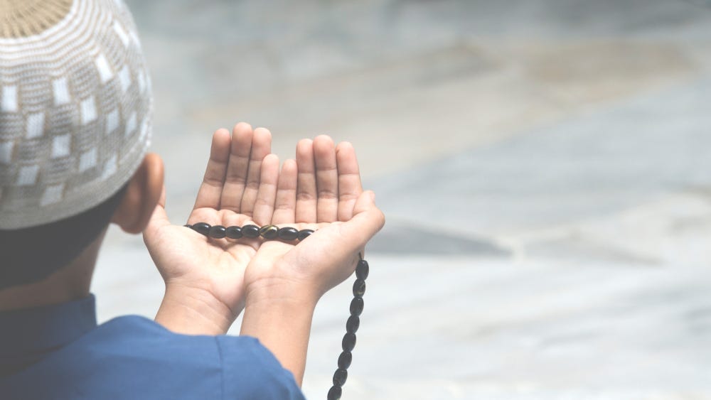 Wearing Islamic Prayer Beads. A tasbih is an ornamental prayer that ...