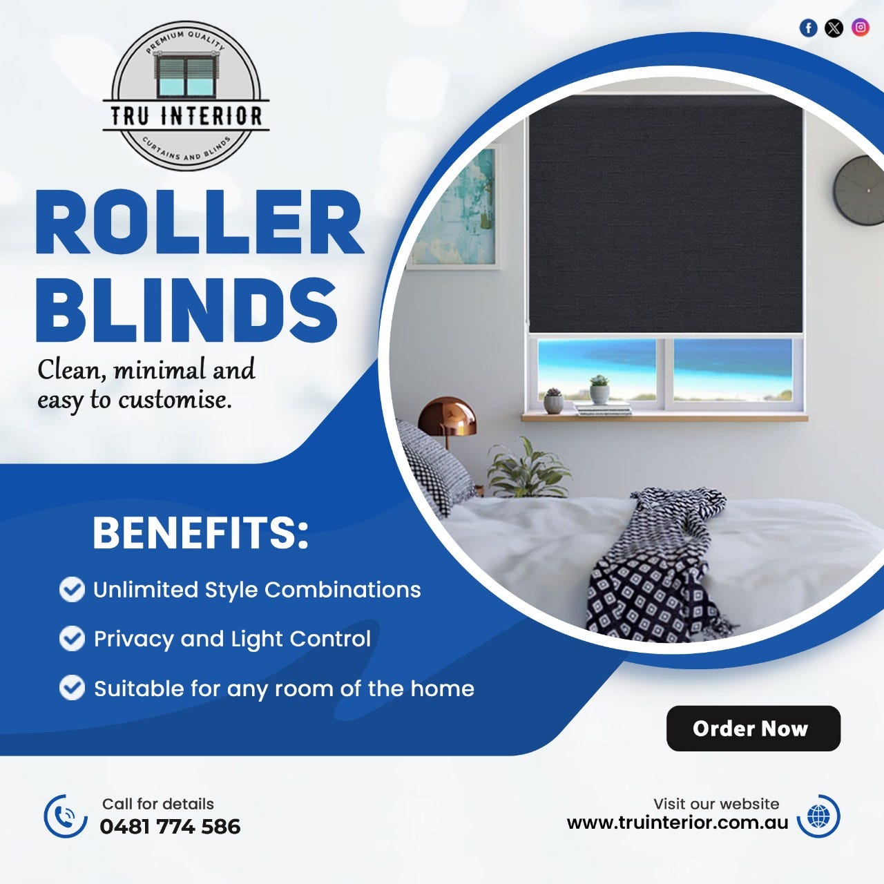 Roller Blinds Clyde North-Tru Interior | by Tru Interior | Apr, 2024 ...