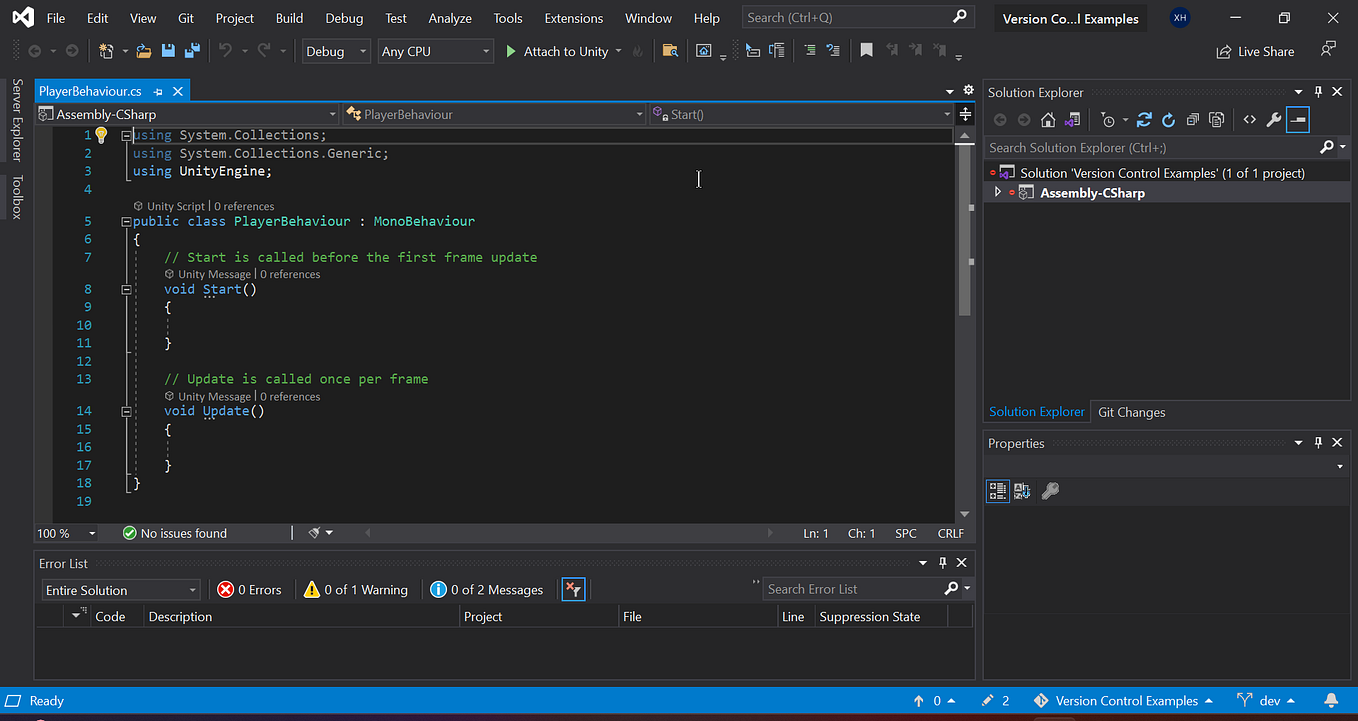 Setting up Unity for a Professional Look | by Xavier Hadley | Medium
