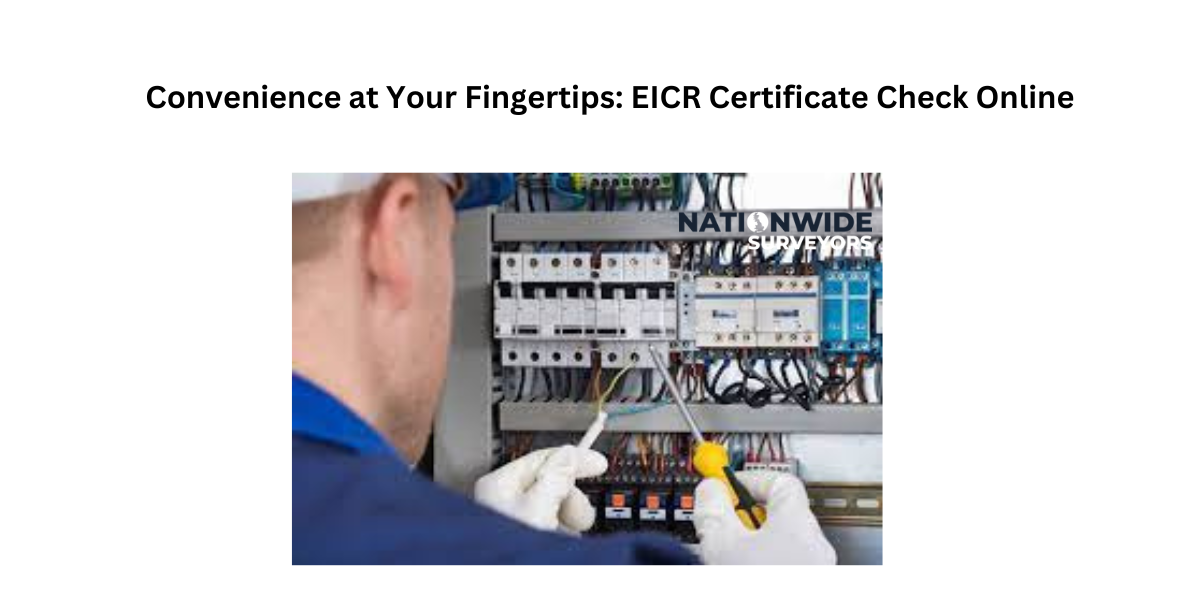 EICR Check: Ensuring Electrical Safety with Nationwide Surveyors | by ...