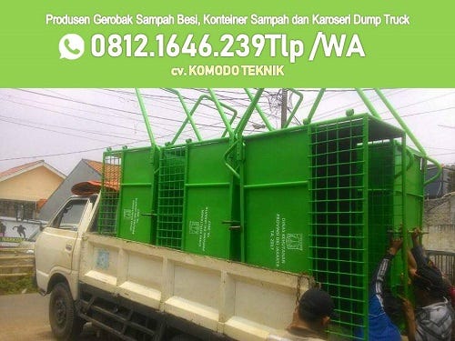 Jual Gerobak Sampah Besi Samarinda| CP: 0812–1646–239 Bpk. GILANG | by keripik banjirorder | Medium