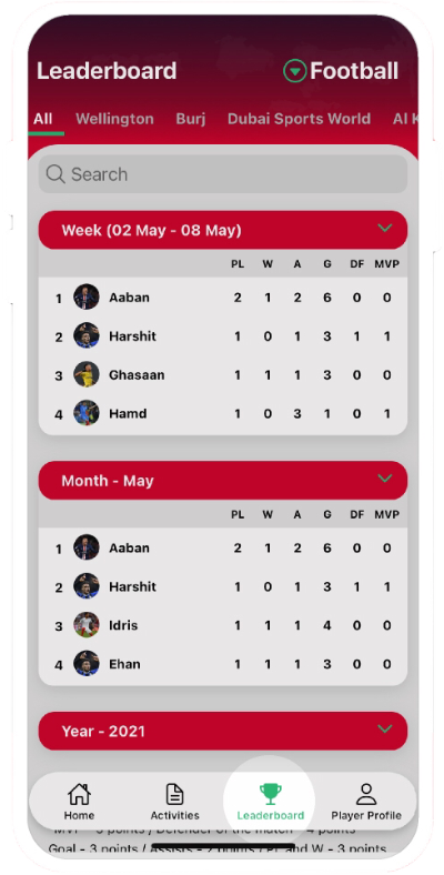Social sports in dubai | Where every player belongs | Lineup.ae ...