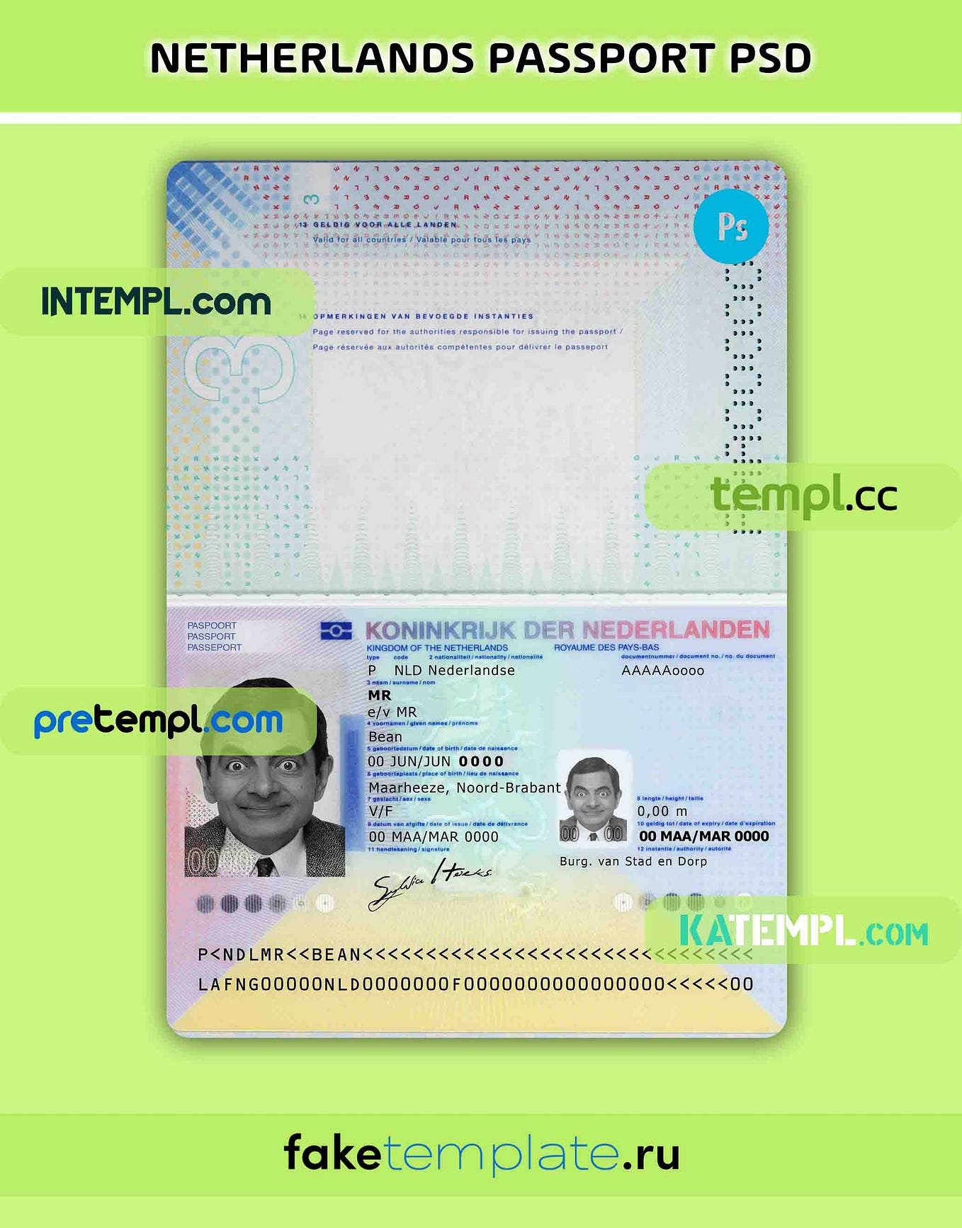 Filipino Passport Psd Download Template Fully Editable With Fonts By Intempl Medium