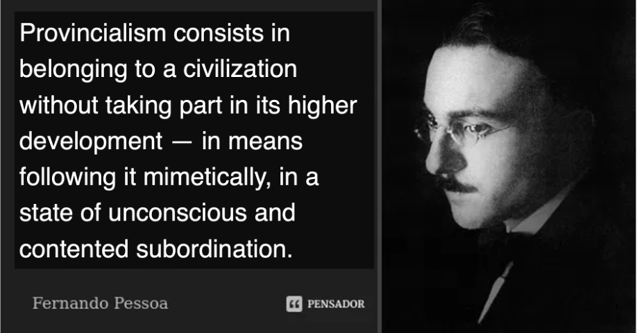 THE TRAP OF SOPHISTICATION: The New Provincialism in Modern Attire | by ...