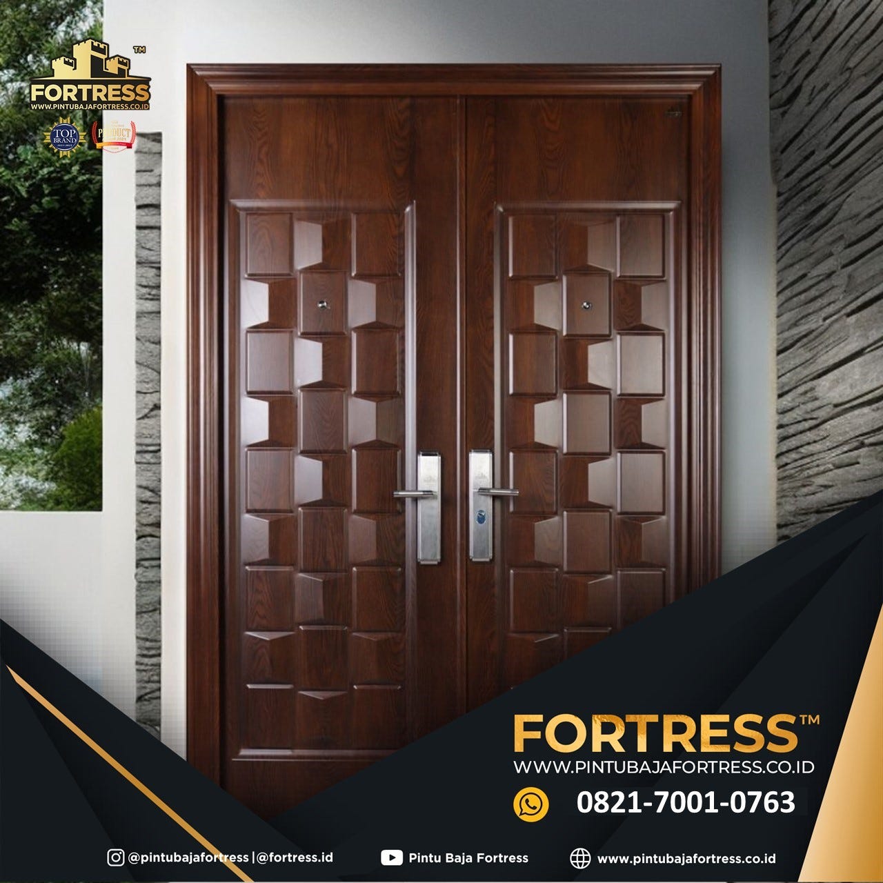 TAHAN LAMA..!! WA 0821 7001 0763 (FORTRESS) Jenis Pintu Rumah Minimalis Di Klungkung | by ...