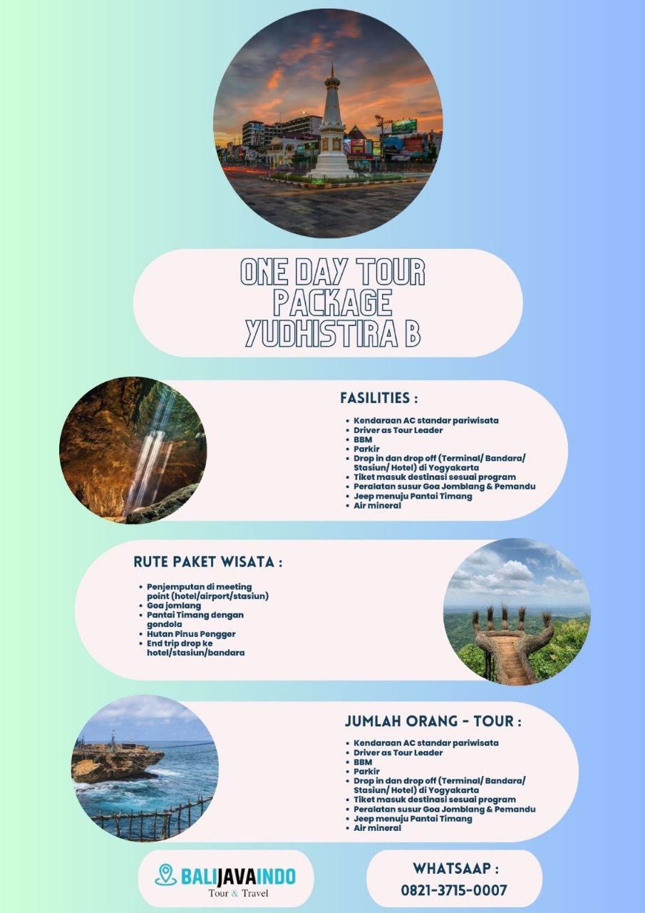 PAKET WISATA JOGJA , CALL , 0821–2715–0007.Paket Wisata Jogja •KLIK ...