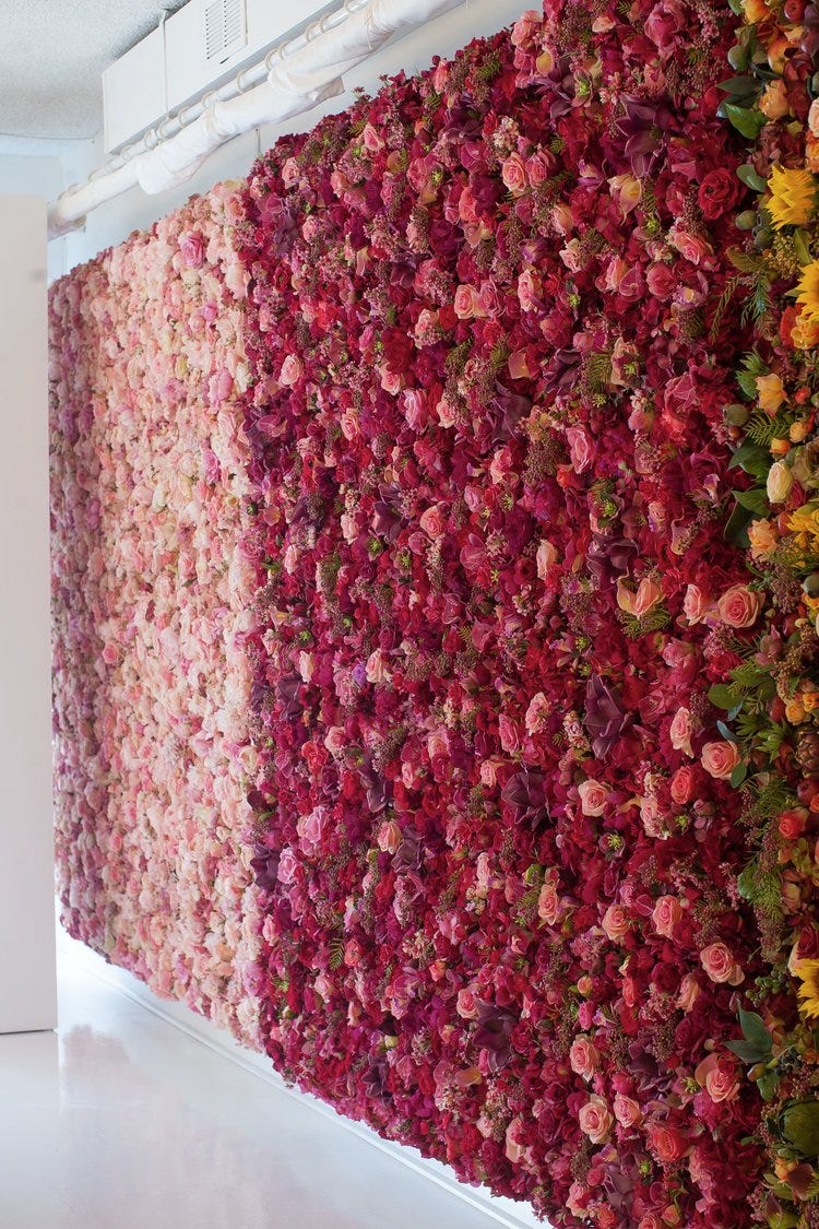 Flower Wall Backdrop - Nicolfloraldesign - Medium
