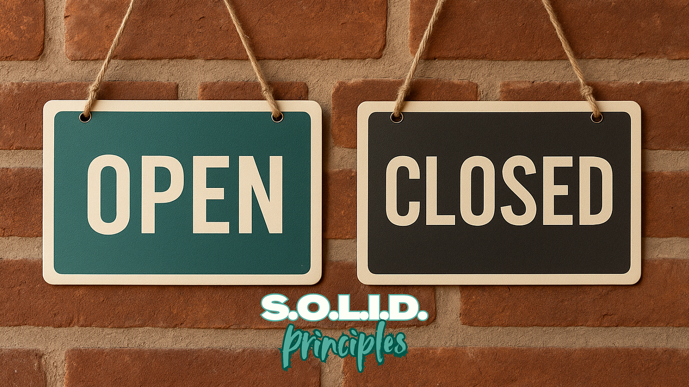 Part 3: Open/Closed Principle (OCP) | by Bhanu Kumar | Code and ...