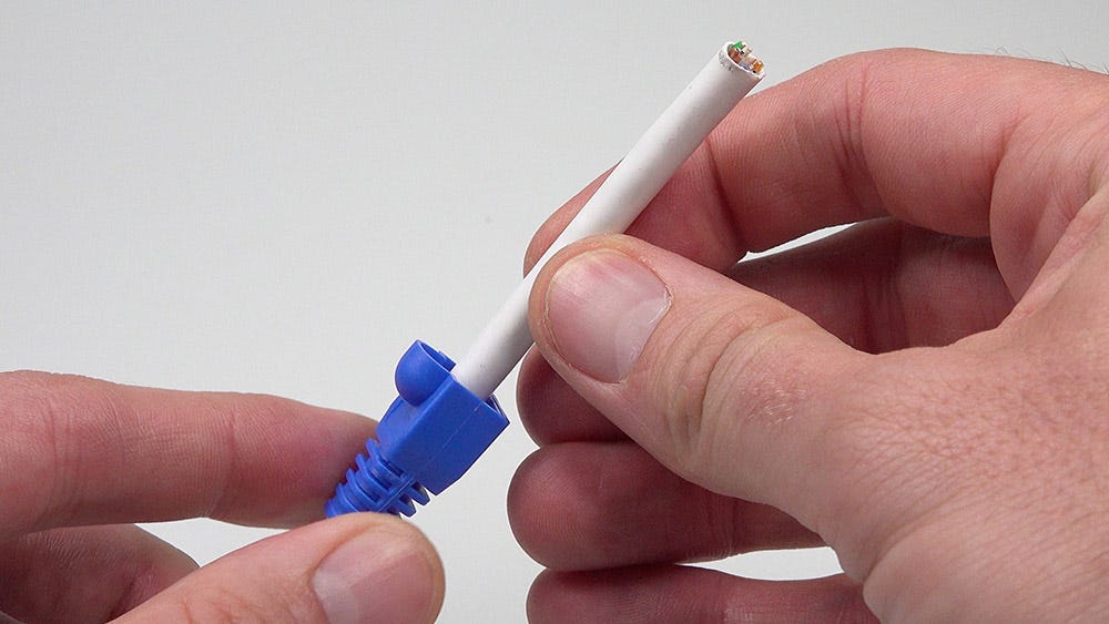 How to Wire Up Ethernet Plugs the EASY WAY! (Cat5e / Cat6 RJ45 Pass ...