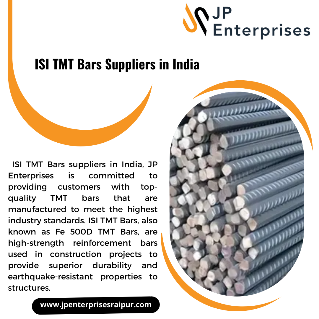 ISI TMT Bars Suppliers in India - Aws Jpenterprises - Medium