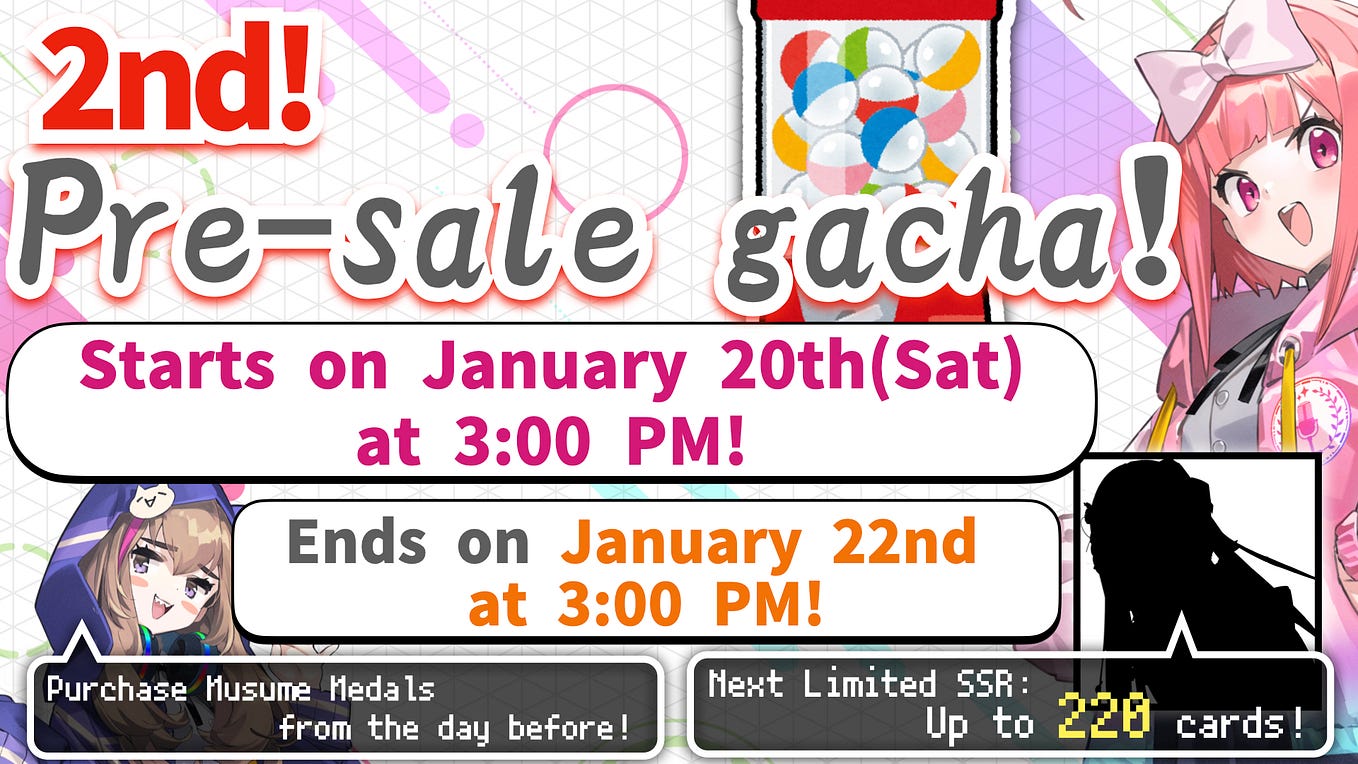 The blockchain game ‘CoinMusme’ to host the final pre-sale gacha before ...