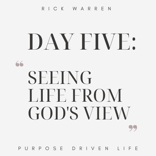 Purpose Driven Life: DAY THREE. Why Do You Live? What Drives Your Life ...