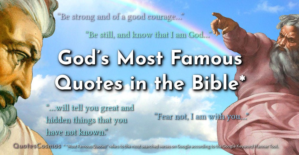 Famous People in the Bible and Their Most Googled Quotes | by ...