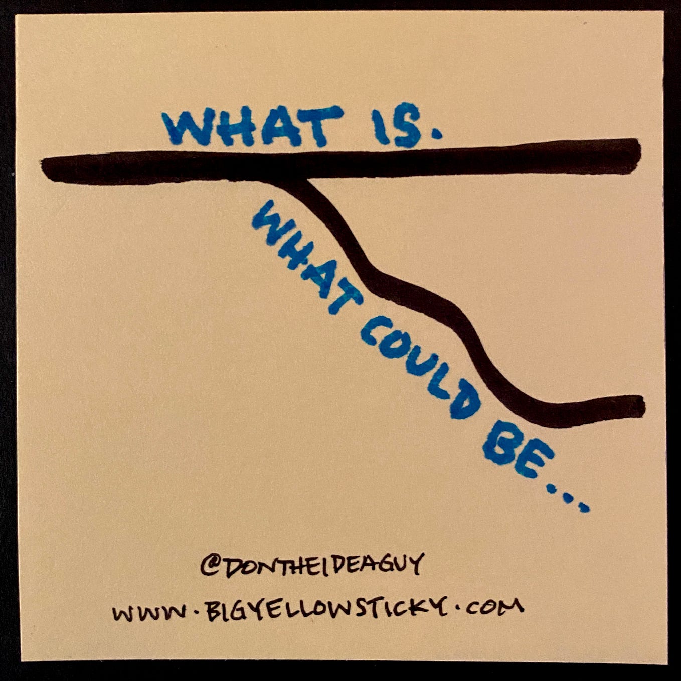 Non-Passive Patience 🟨 Big Yellow Sticky | by Don The Idea Guy | Big ...
