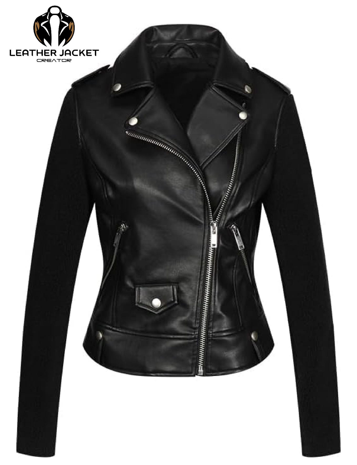 Elevate Your Style with Women’s Cropped Moto Jackets by LeatherJacketsCreator | by Leather ...