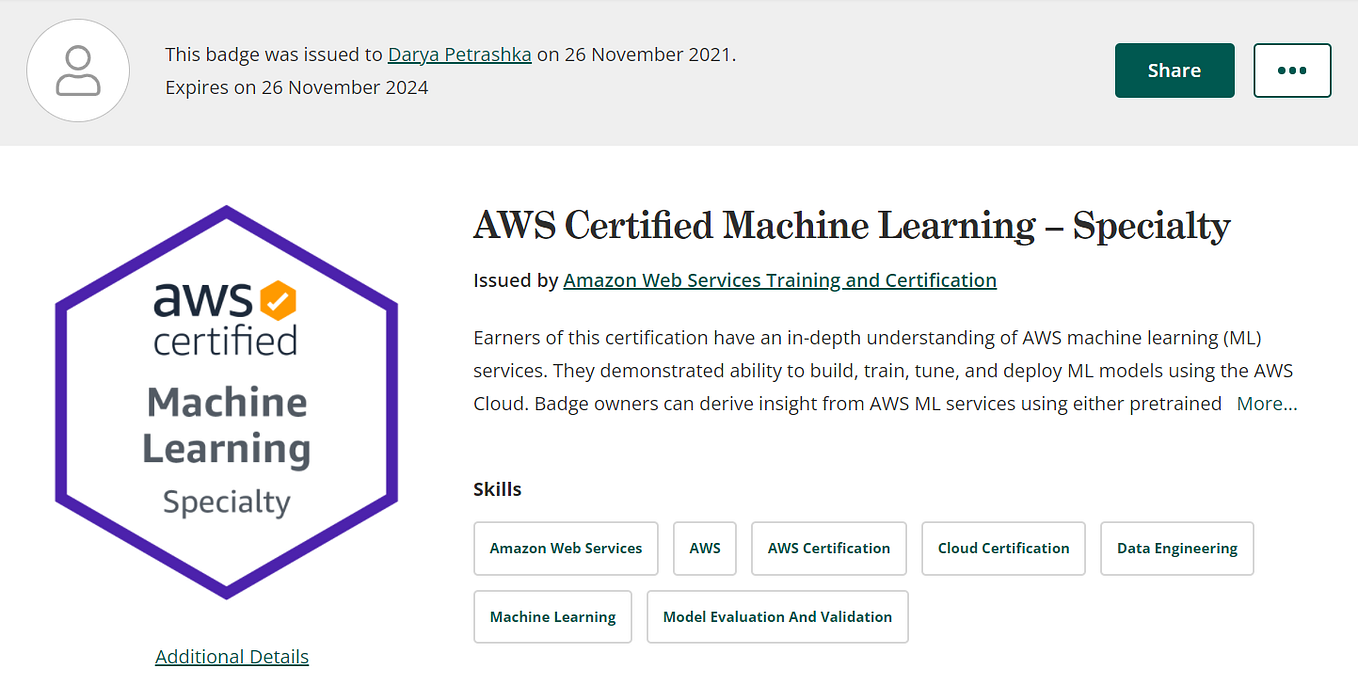 AWS Data Analytics Specialty — your way to success | by Darya Petrashka ...