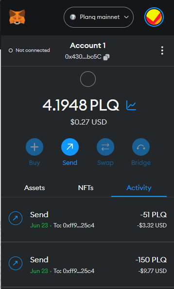 Delta Swap Bridge — Guide. Planq is proud to announce its native… | by Planq Network | Medium