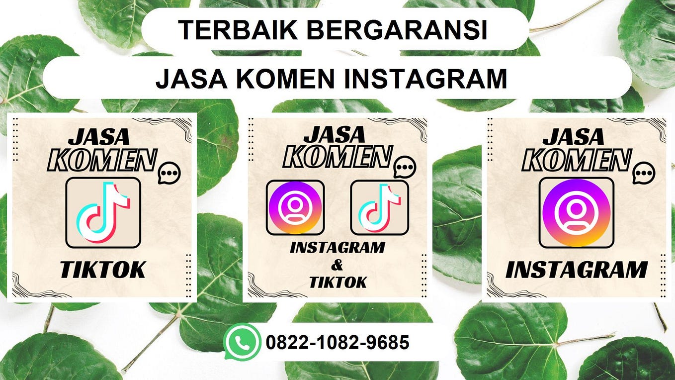 TERBAIK, 0822–1082–9685 JASA KOMEN INSTAGRAM Bandung - Jasa komen ...
