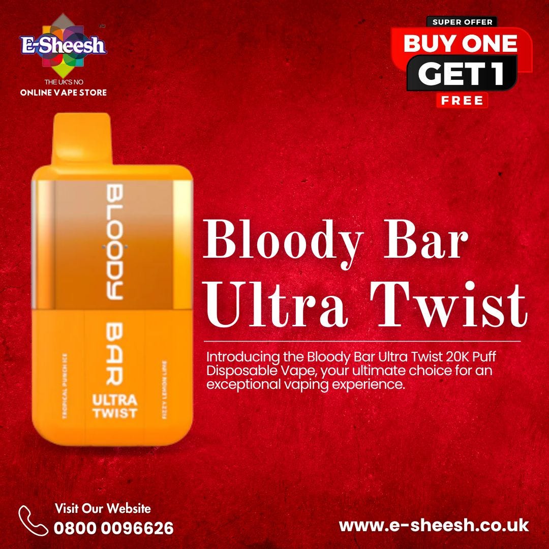 Bloody Bar Ultra Twist - E-Sheesh - Medium