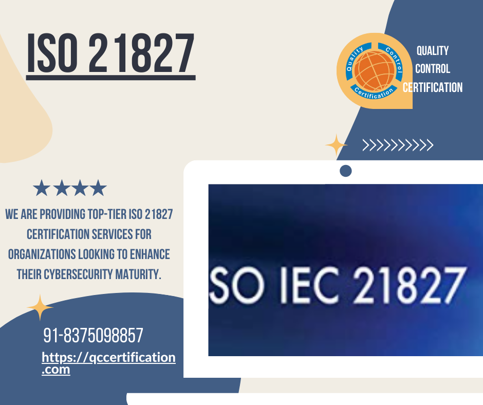 ISO 21827 Certificate | Quality Control Certification - Dakshchauhann ...