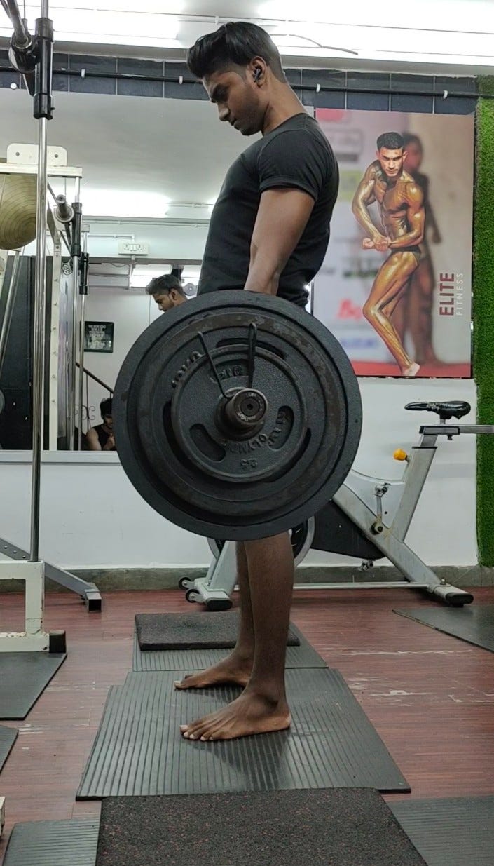 Aloke Singh , strongest teen of goa breaks the record of age 19 group ...