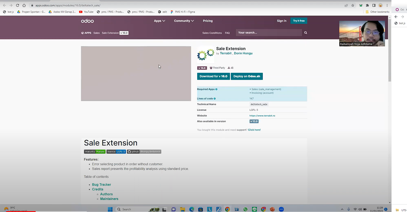 [Odoo 16] Tutorial Instalasi modul + konfigurasi developer mode Odoo pada Windows 11 | by ...