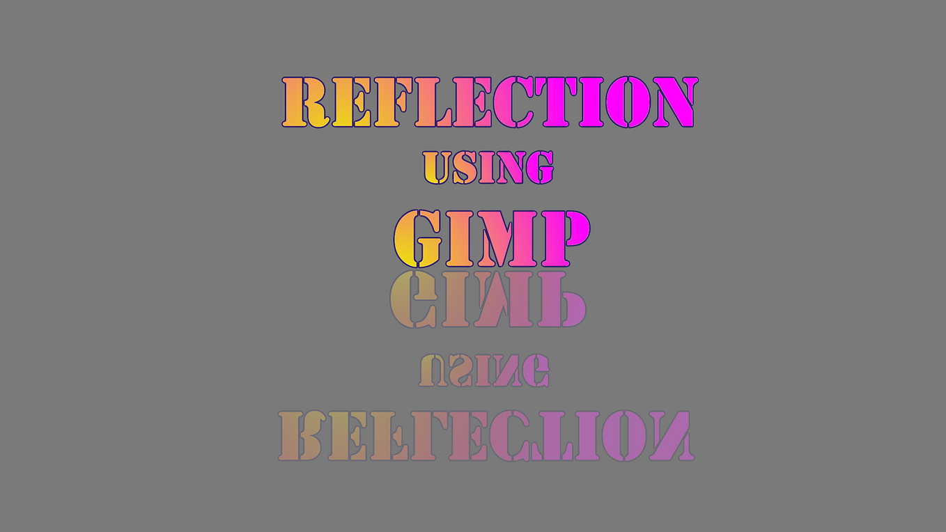 How To Add Water Reflection to an Image Using GIMP! | by Rashini Gamalath | LinkIT | Medium