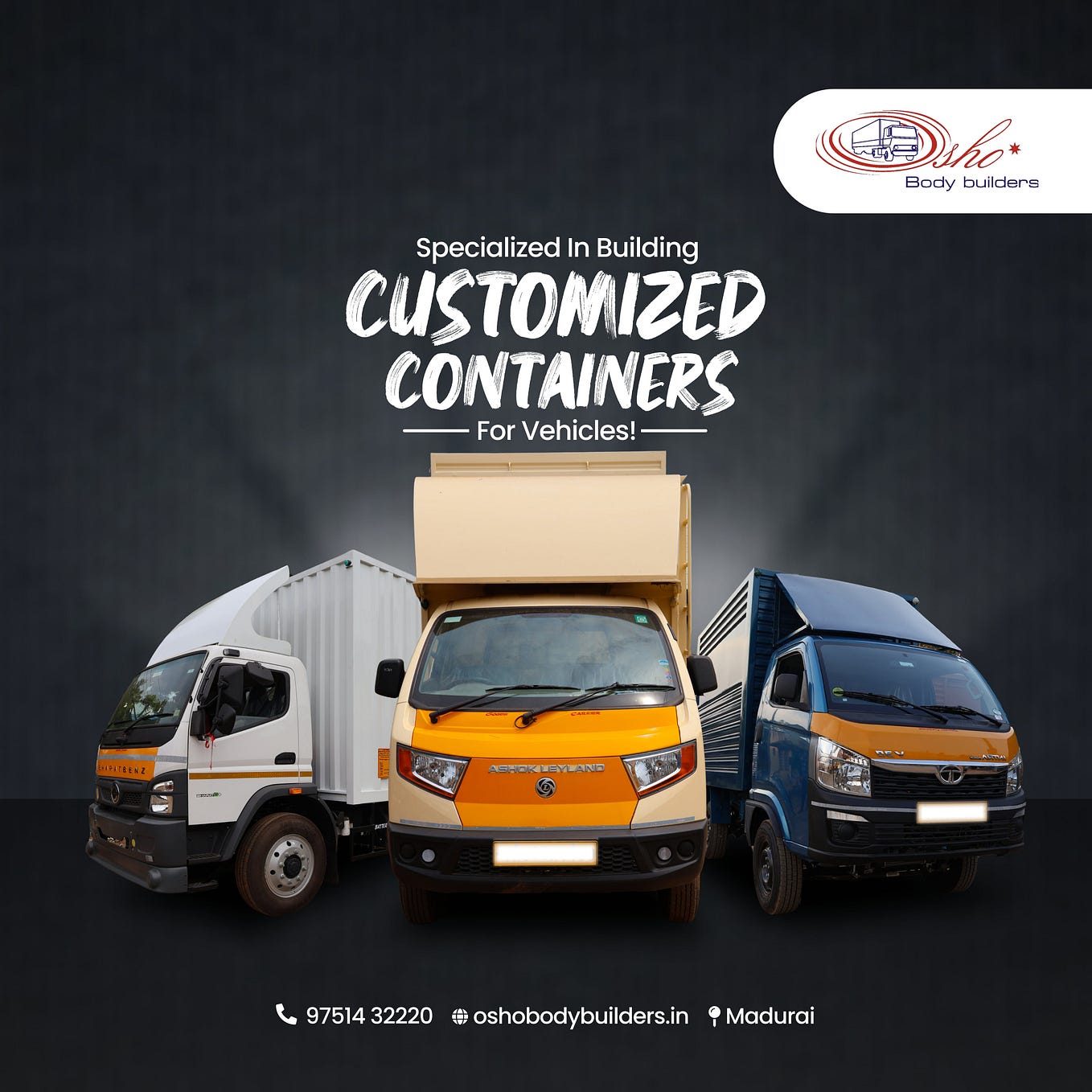 Premium Truck Body Fabrication Tamil Nadu | Osho Body Builders ...