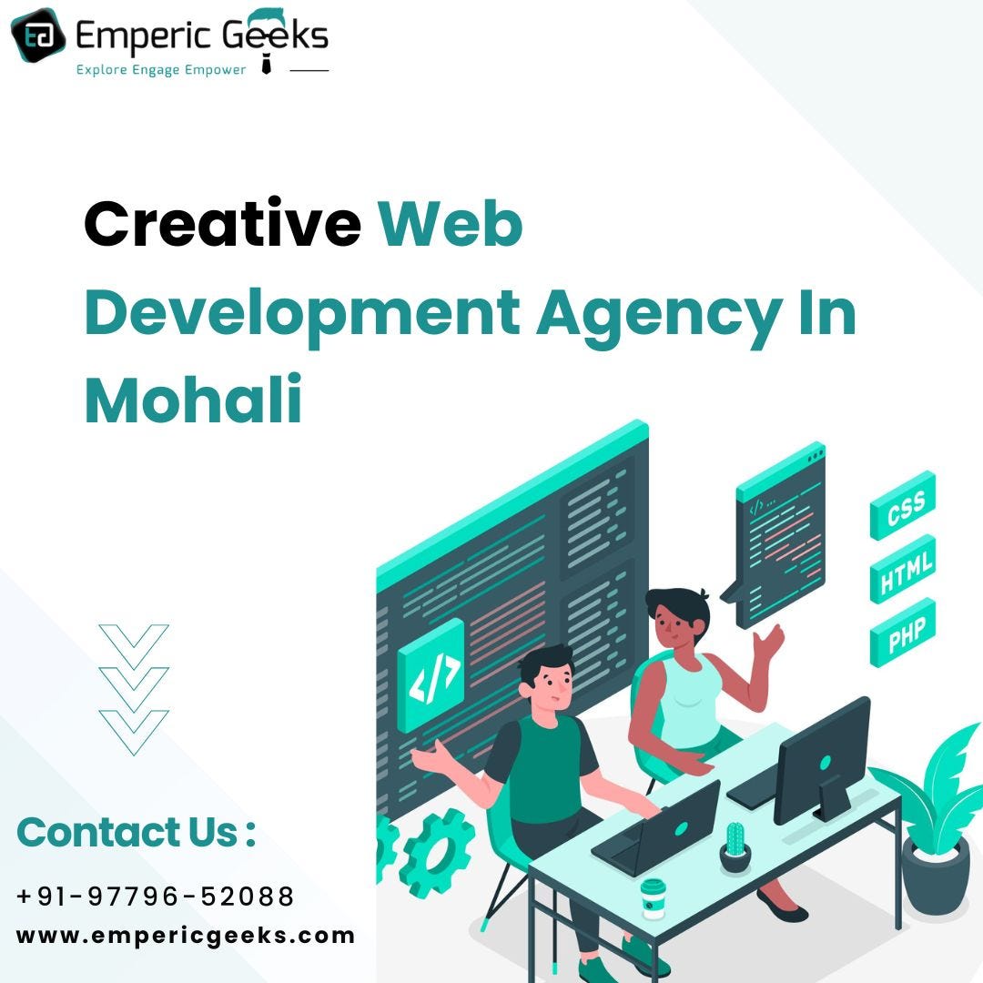 Top Web Development Agency In Mohali - Seoempericgeeks - Medium