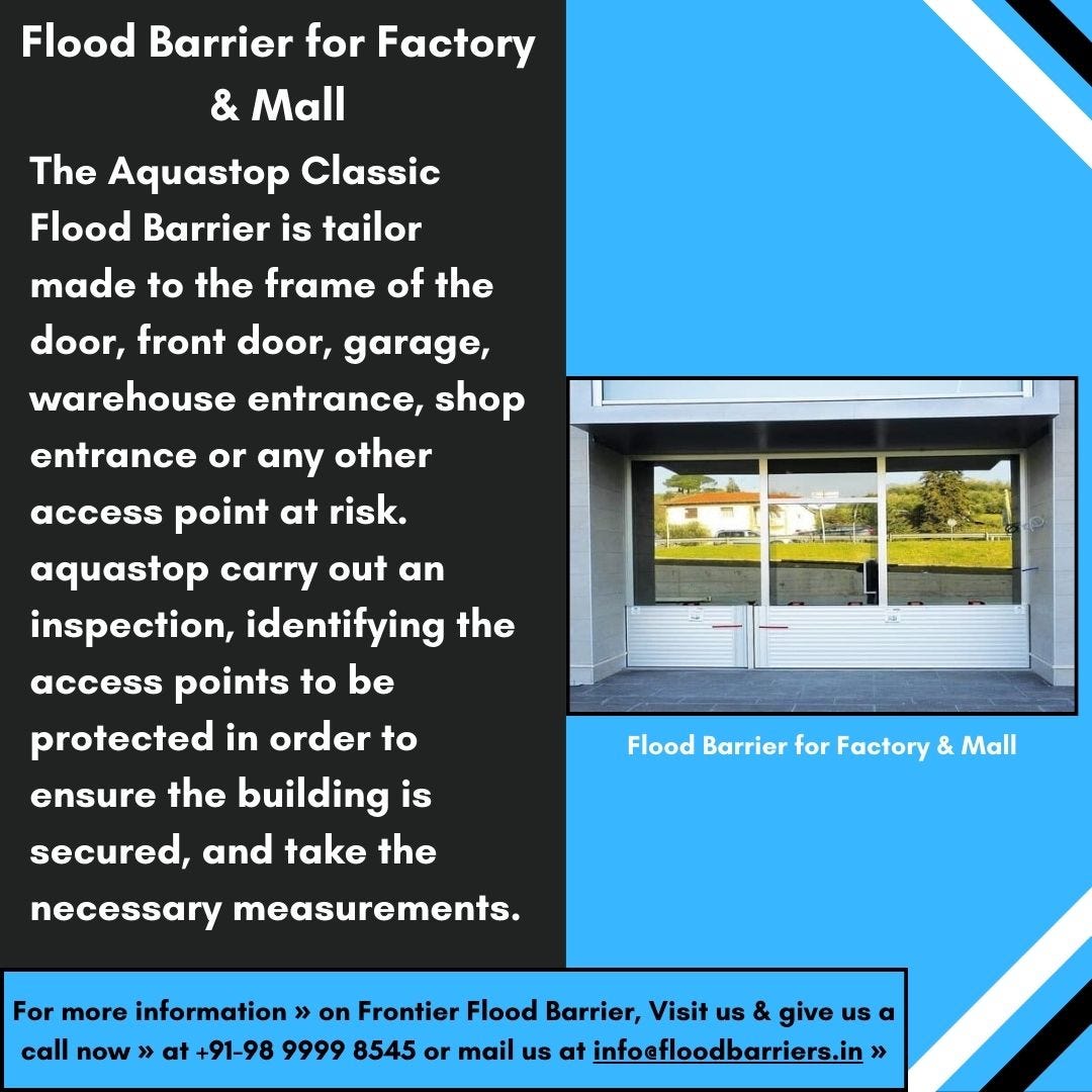 Frontier Flood Barrier: The Ultimate Flood Protection Solution for Your ...