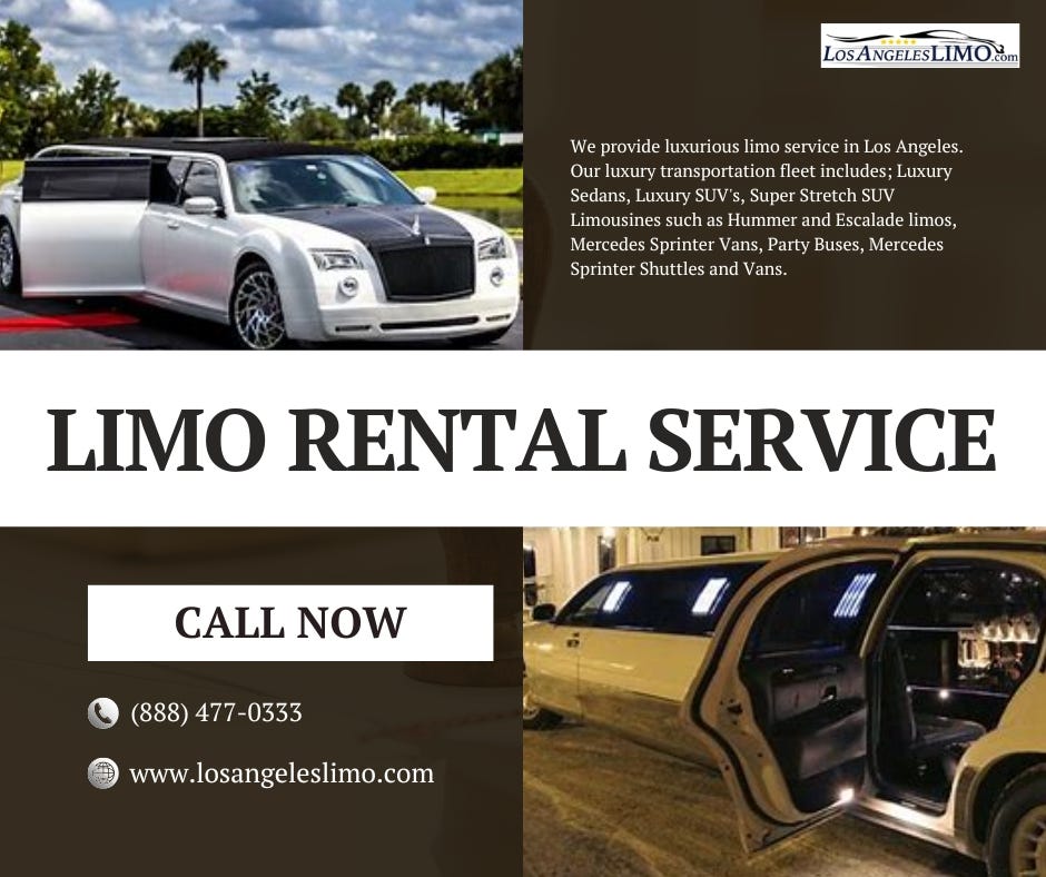 Renting a Limousine — A Luxury Experience for All | by Los Angeles Limo ...