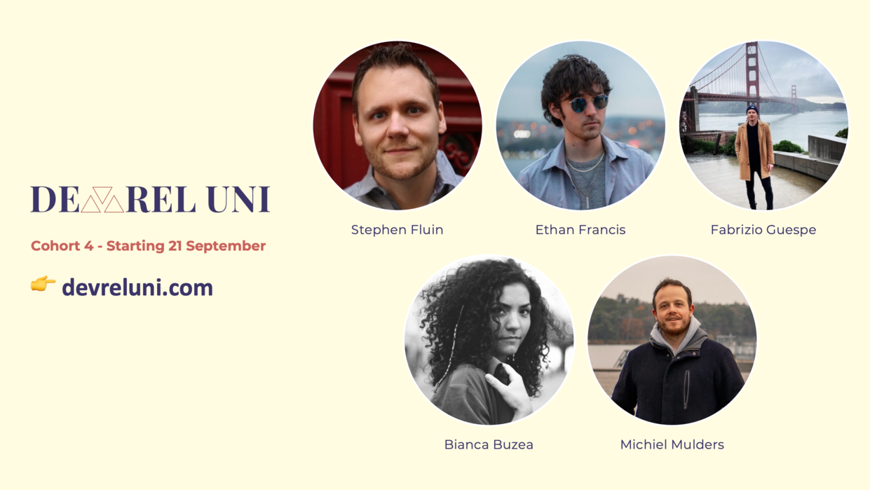 Applications for DevRel Uni Cohort 6 are Live! Deadline 13th Oct | by DevRelUni | Sep, 2024 | Medium