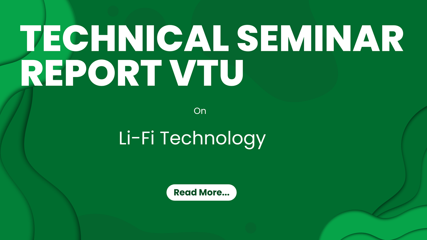 VTU Final Year Project Report PDF | Medium