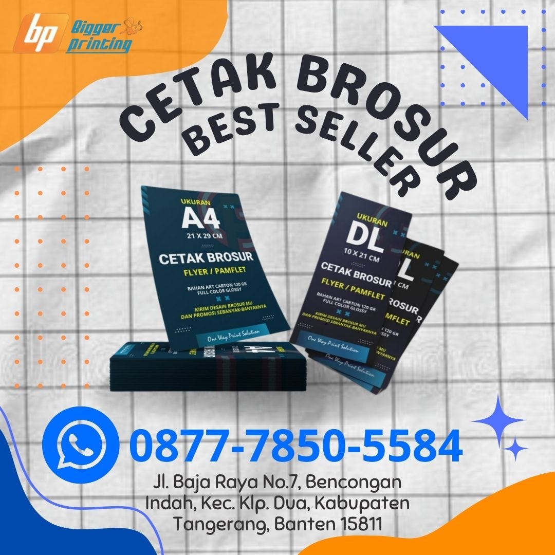 PROSES CEPAT, Wa./Call 0877–7850–5584, Cetak Brosur di Legok Kab.Tangerang. - cetakbrosur ...