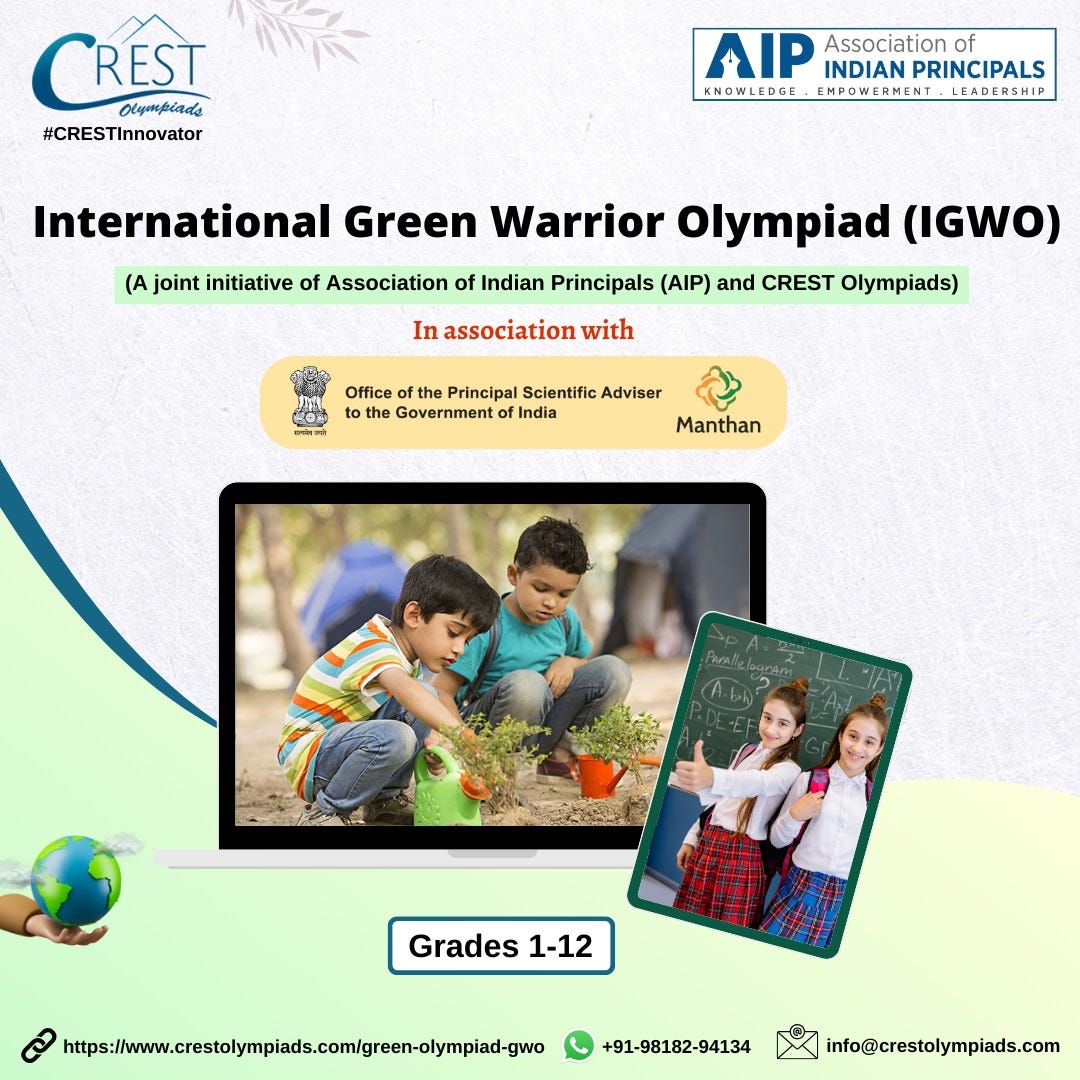 Get Free Access of CREST Green Olympiad Sample Papers | by CREST Olympiads | Feb, 2024 | Medium