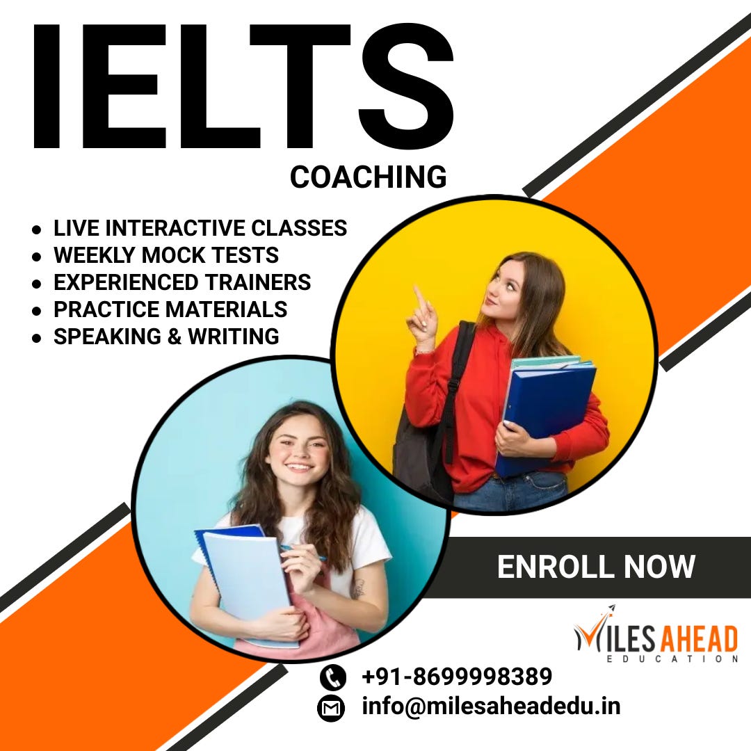 IELTS Coaching in Chandigarh | Miles Ahead Education - Milesaheadeducation - Medium
