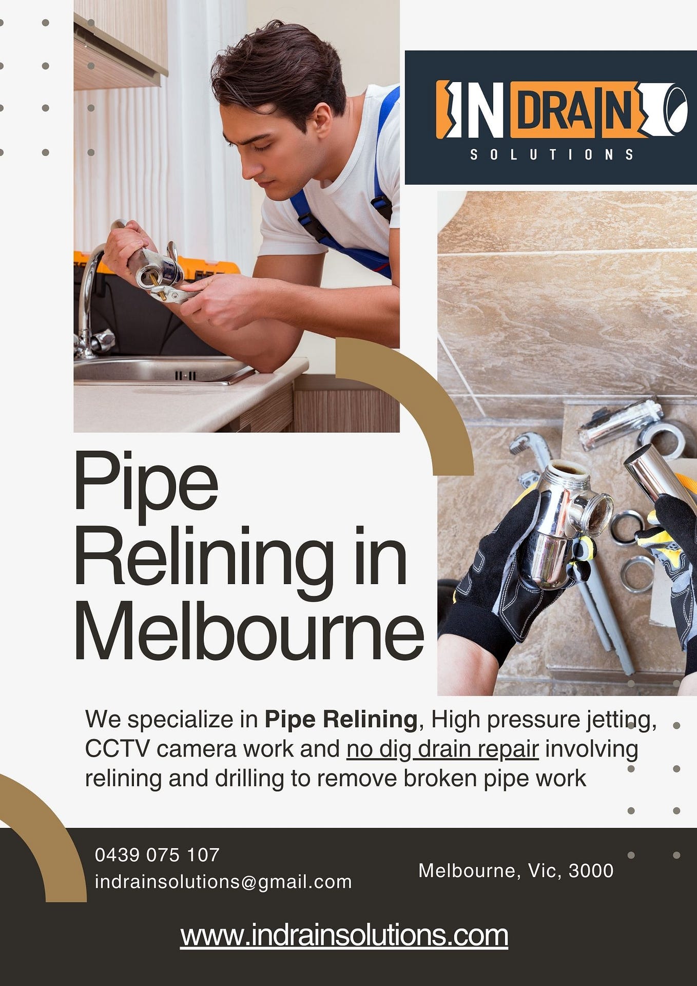 Pipe Relining Melbourne. InDrain Solutions stands out as a… | by Indrain Solutions | Medium