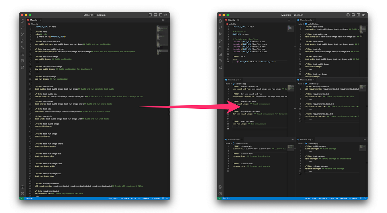 Make your Makefile user-friendly: Create a custom ‘help’ target | by Sebastian Steenssøe | Medium