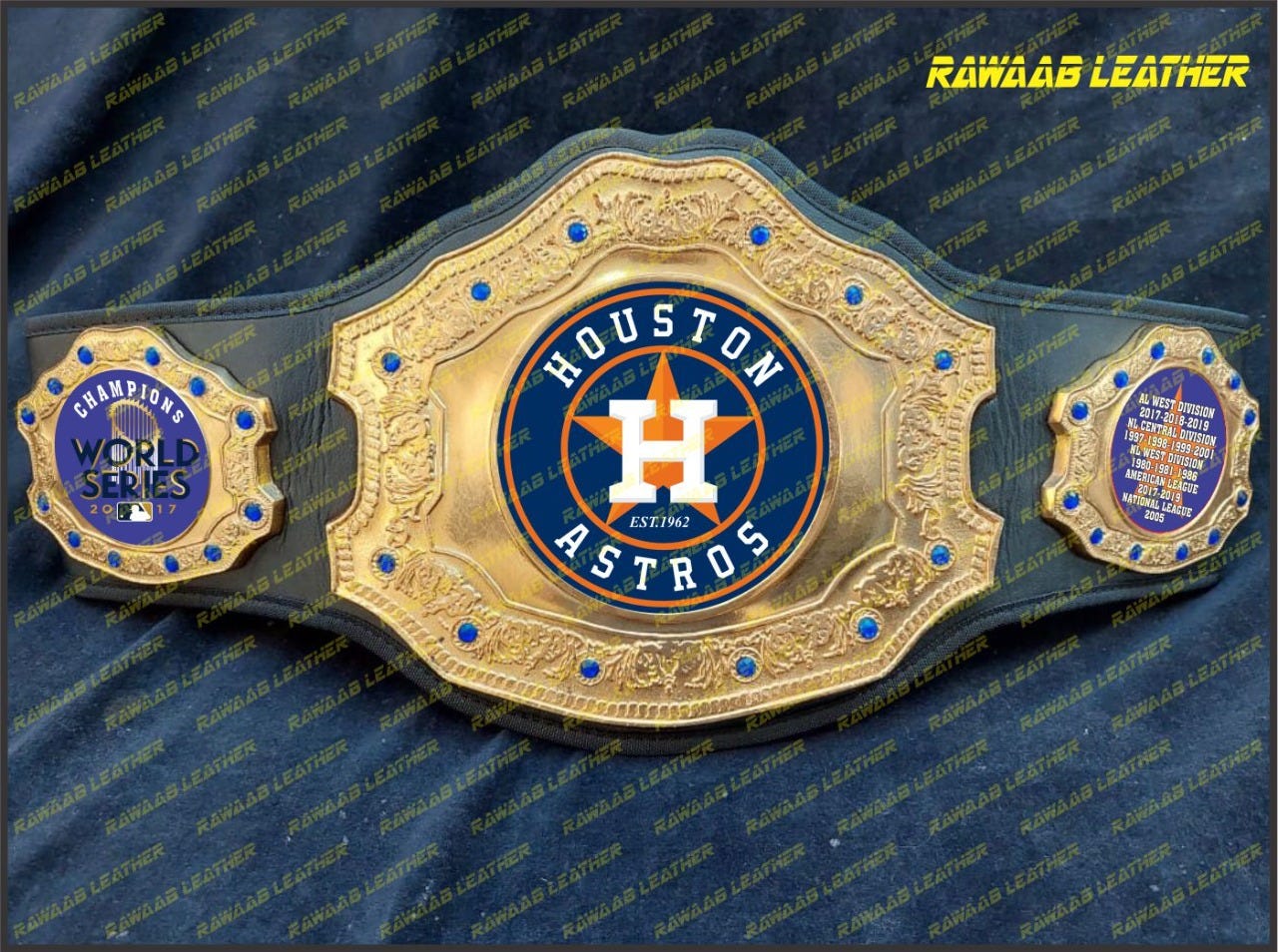 NY NEW YORK YANKEES CHAMPIONSHIP BELT — WORLD CHAMPIONSHIP BELT ...