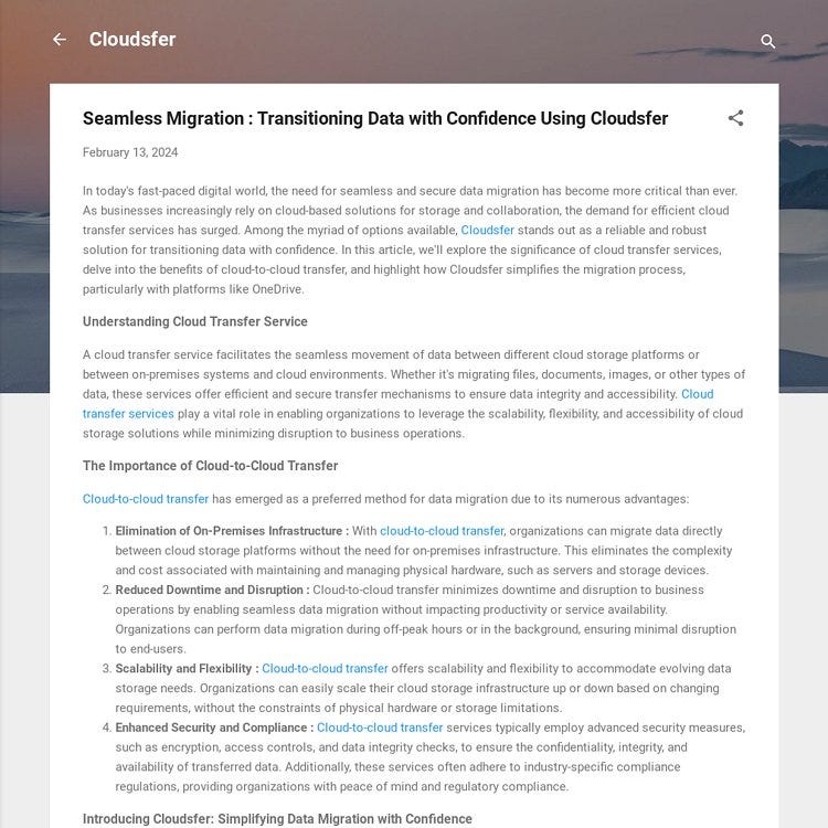 Demystifying OneDrive Migration : What You Need to Know - Cloudsfer ...
