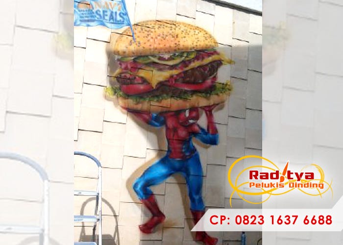 Inspirasi Desain Mural Dinding Sederhana Raditya Designer Art | by Anna ...