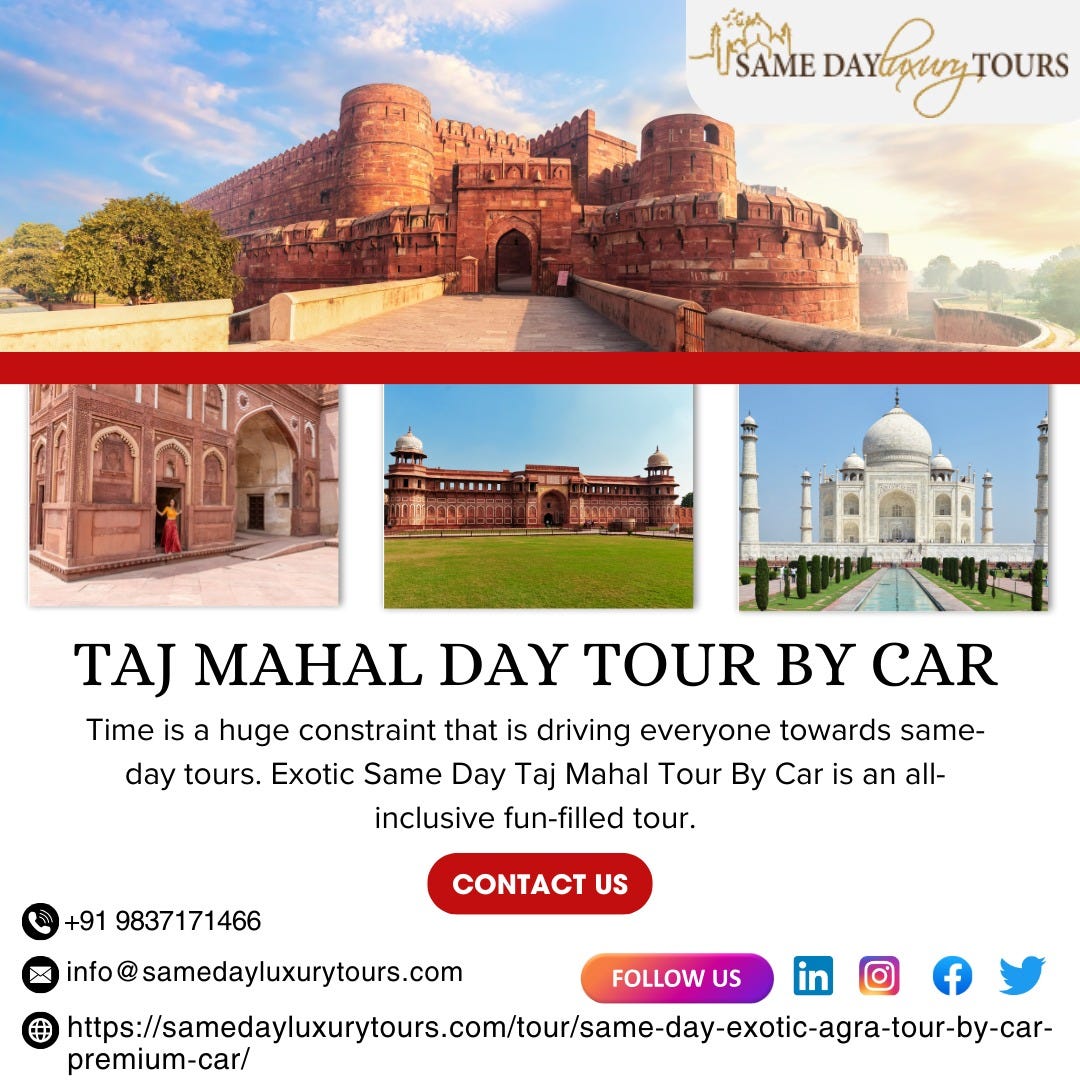 Sunrise Taj Mahal Tour. Experience luxury travel like never… | by ...
