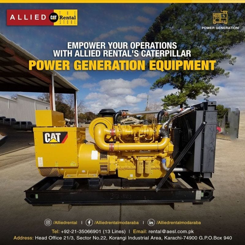 Rent Generator in Lahore - Allied Rental Modaraba - Medium