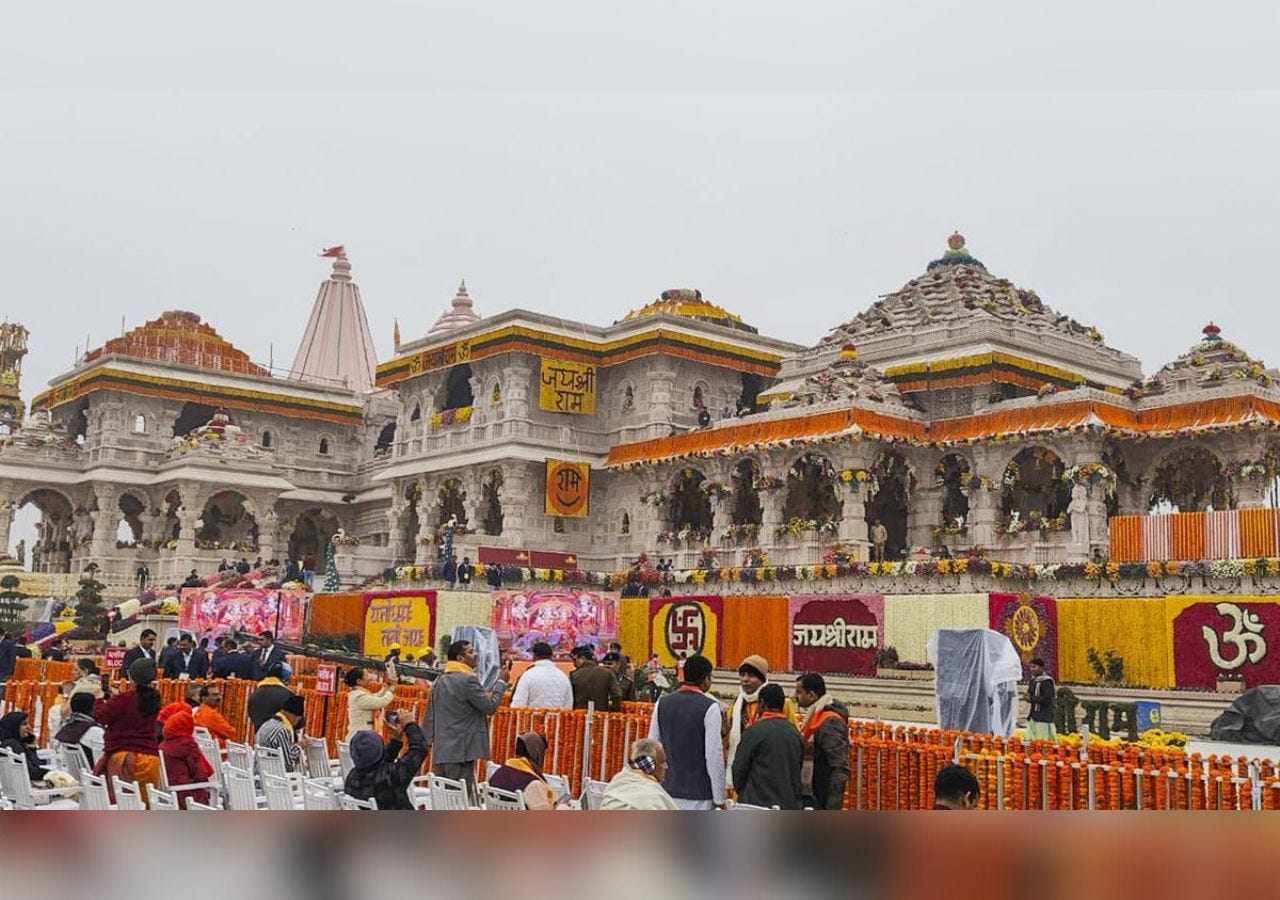 Historic Consecration Ceremony Marks Grand Opening of Ram Mandir in Ayodhya - News Lok - Medium